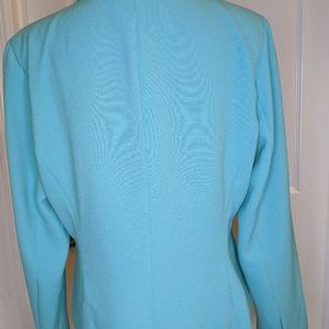 metrostyle | Jackets & Coats | Metro Style Blazer 4 Teal Blue | Poshmark